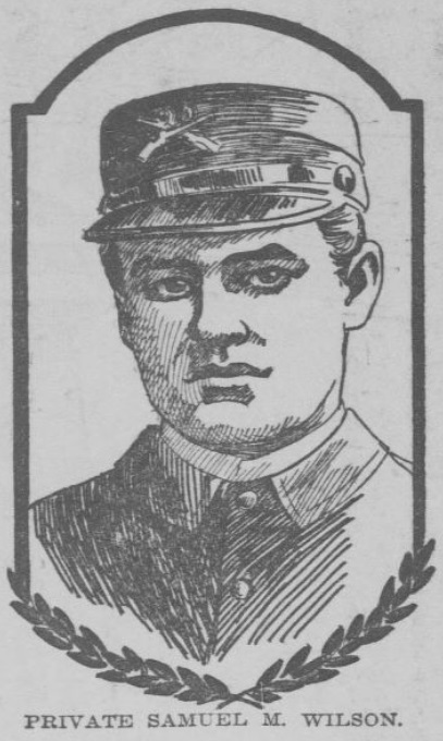 pvt samuel m wilson m 20th kans killed in action mar 29 1899 guiginto